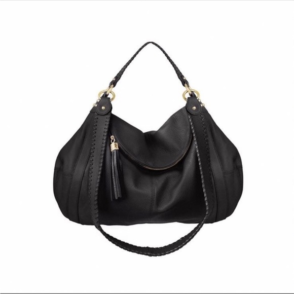 Onna Ehrlich | Bags | Onna Ehrlick Rachel Hobo Whipstitching Tassel Detachable Crossbody Handle ...